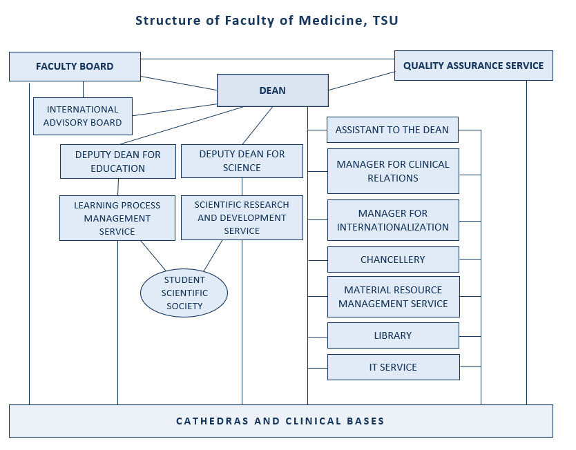 Structure of Faculty of Medicine
